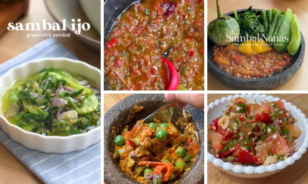 Koleksi sambal-sambal 'homemade' dan tahan lama, wajib buat stok di dapur
